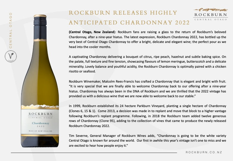Rockburn Wines | Premium Wines from Central Otago